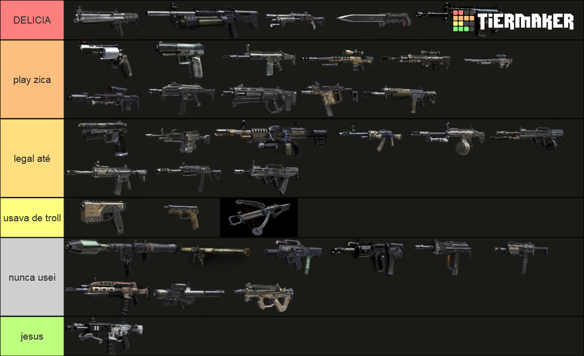 Black ops 2 Guns Tier List (Community Rankings) - TierMaker