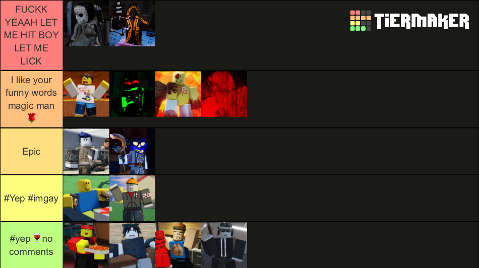 Forsaken (All Characters) Tier List (Community Rankings) - TierMaker