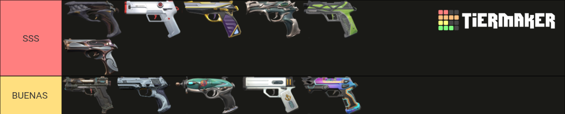 Valorant Classic Skins (August 2025) Tier List (Community Rankings ...