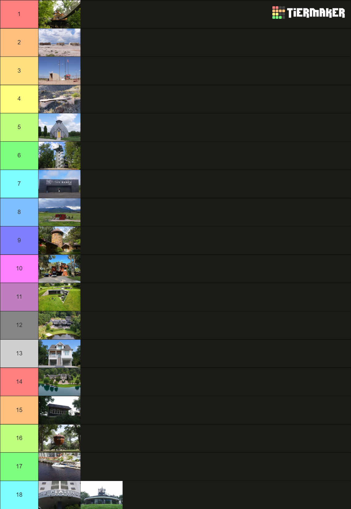 Ryan Trahan 50 States in 50 days Airbnb houses Tier List (Community ...