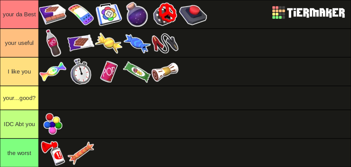 Dandys World Items Tier List (Community Rankings) - TierMaker