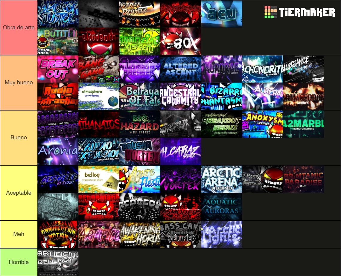 Extreme Demons Tier List (Community Rankings) - TierMaker