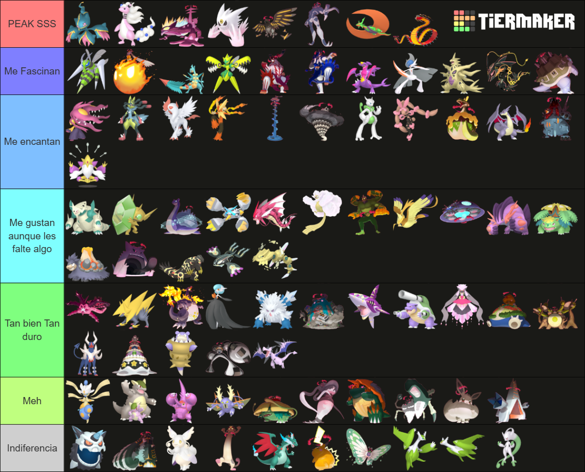 Shiny Pokemon Tier List (Community Rankings) - TierMaker