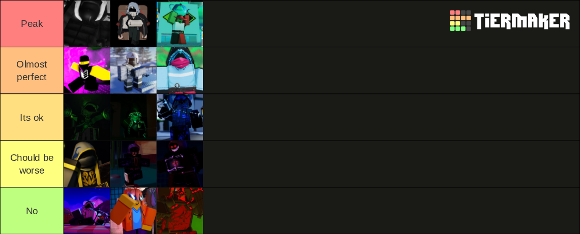 Forsaken Taph skin tierlist Tier List (Community Rankings) - TierMaker
