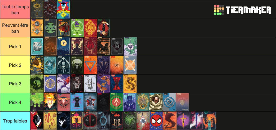 Unmatched Fighter [Cardbacks] (December 2024) Tier List (Community Rankings) - TierMaker