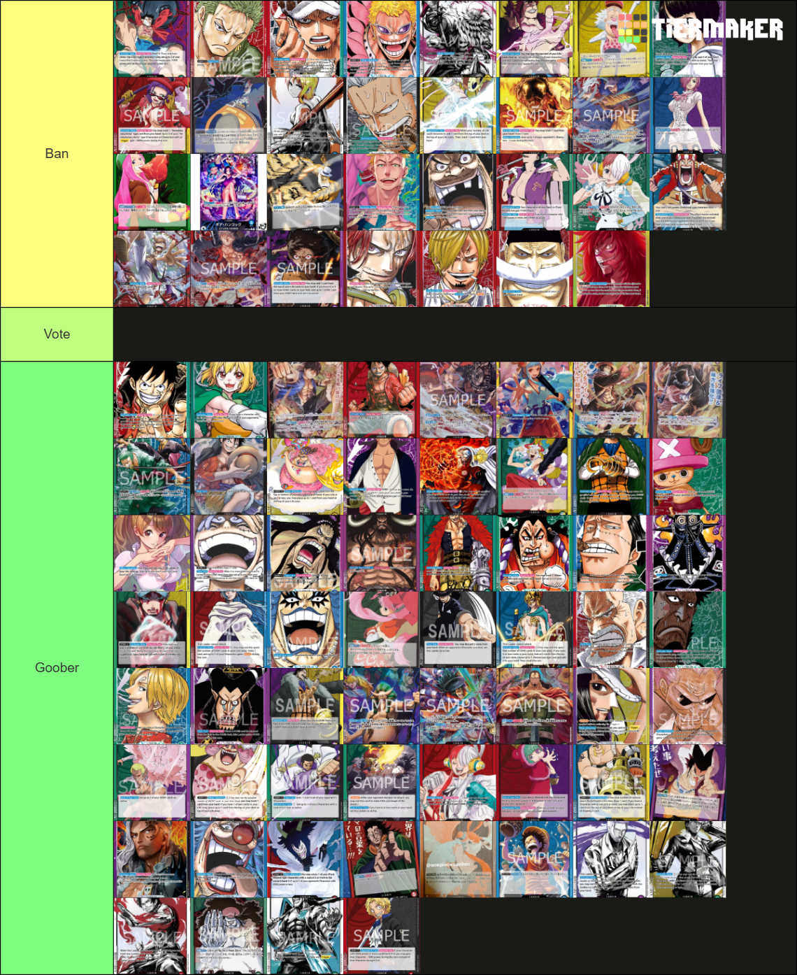 One Piece TCG Leaders Up to OP10 Tier List (Community Rankings) - TierMaker