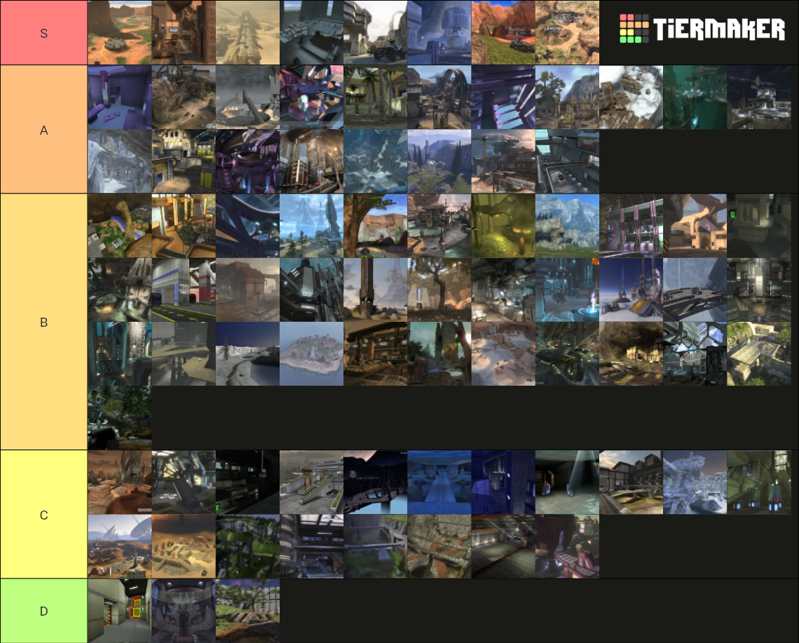 (FPS) All Halo Multiplayer Maps Tier List (Community Rankings) - TierMaker