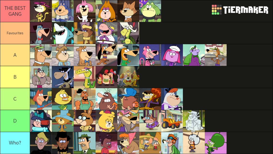 Jellystone! Characters Tier List (Community Rankings) - TierMaker