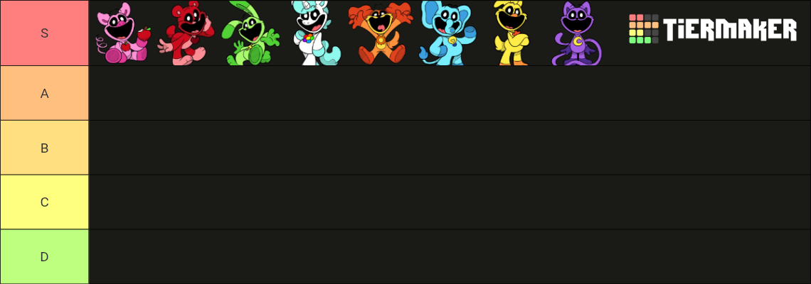 Smiling Critters Tier List (Community Rankings) - TierMaker