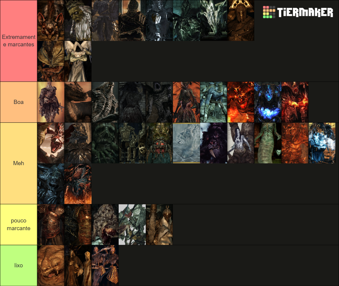 Dark Souls 2 Bosses Tier List (Community Rankings) - TierMaker