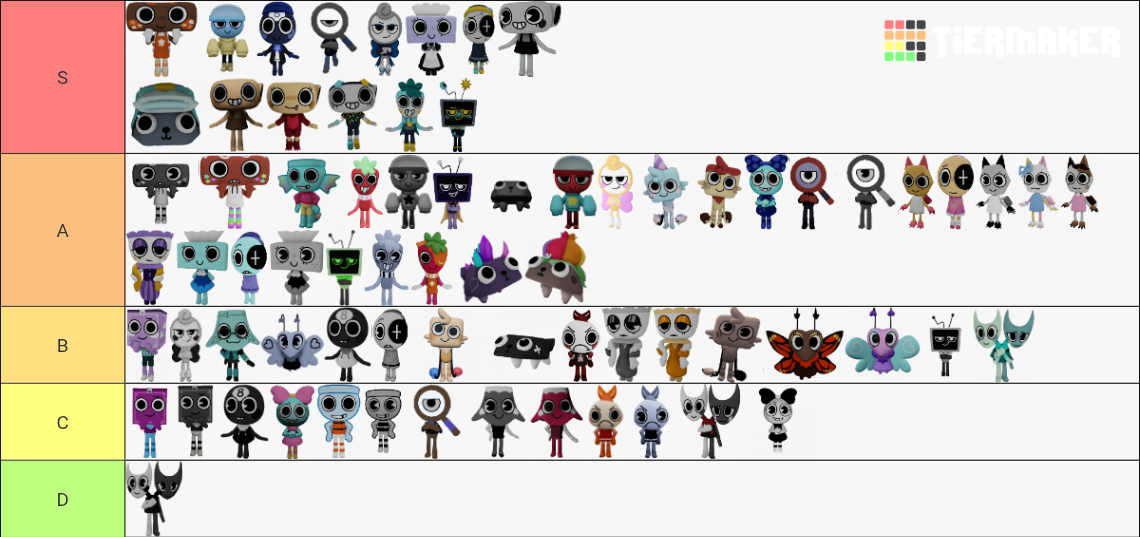 Dandys world Skins (ALL SKINS) Tier List (Community Rankings) - TierMaker
