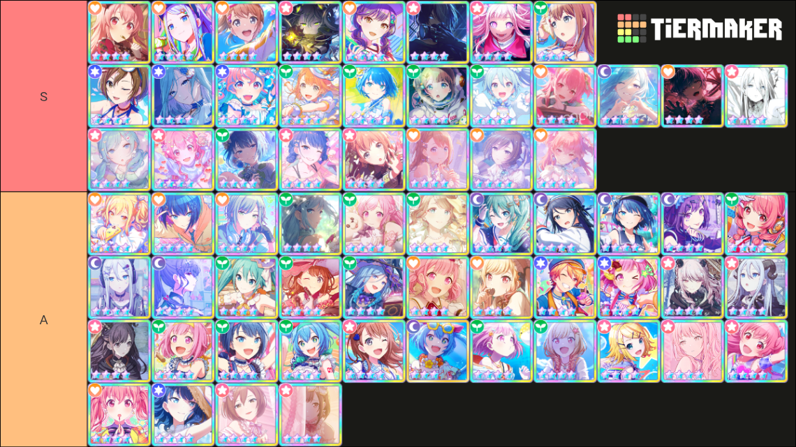 Project SEKAI - ALL Cards Tier List (Community Rankings) - TierMaker