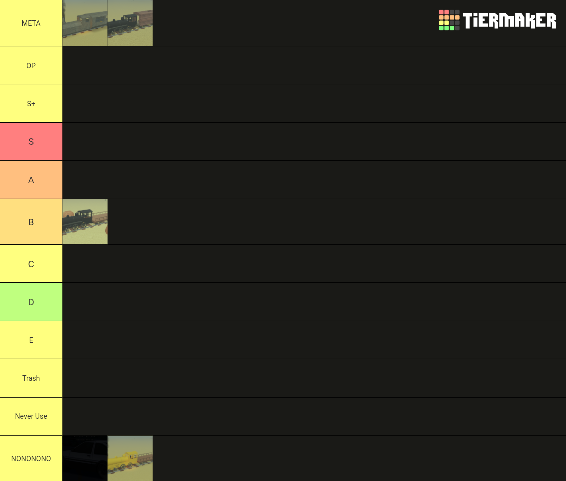 Dead Rails Train Tier List (Community Rankings) - TierMaker