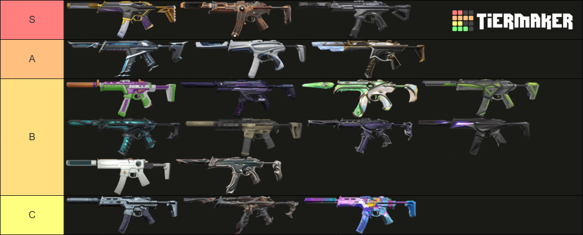 Valorant Spectre Skins (October 2025) Tier List (Community Rankings ...