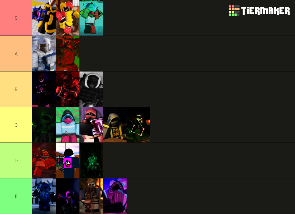 [MLG] Every Forsaken Skin Tier List (Community Rankings) - TierMaker