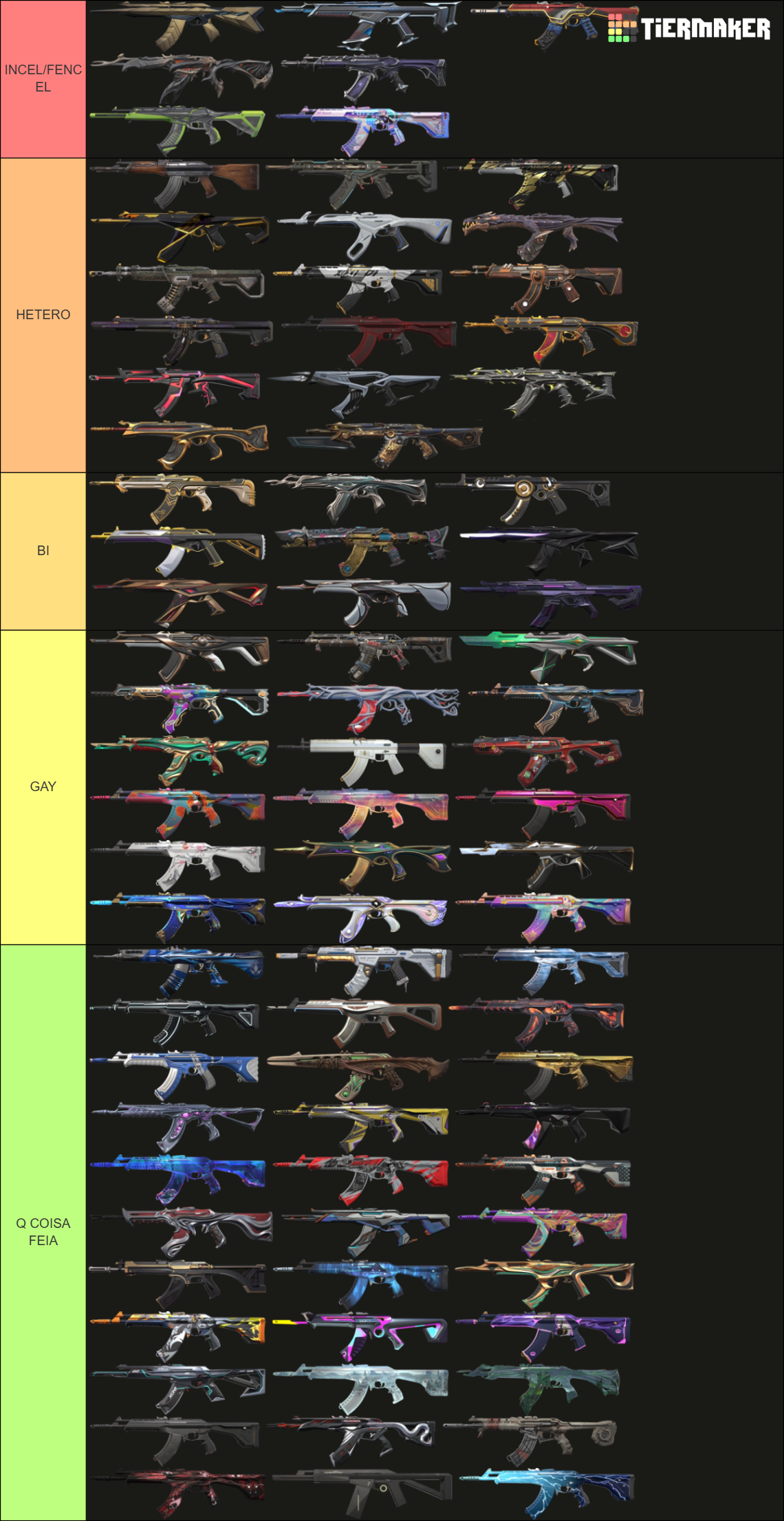Valorant Vandal Skins (June 2025) Tier List (Community Rankings ...