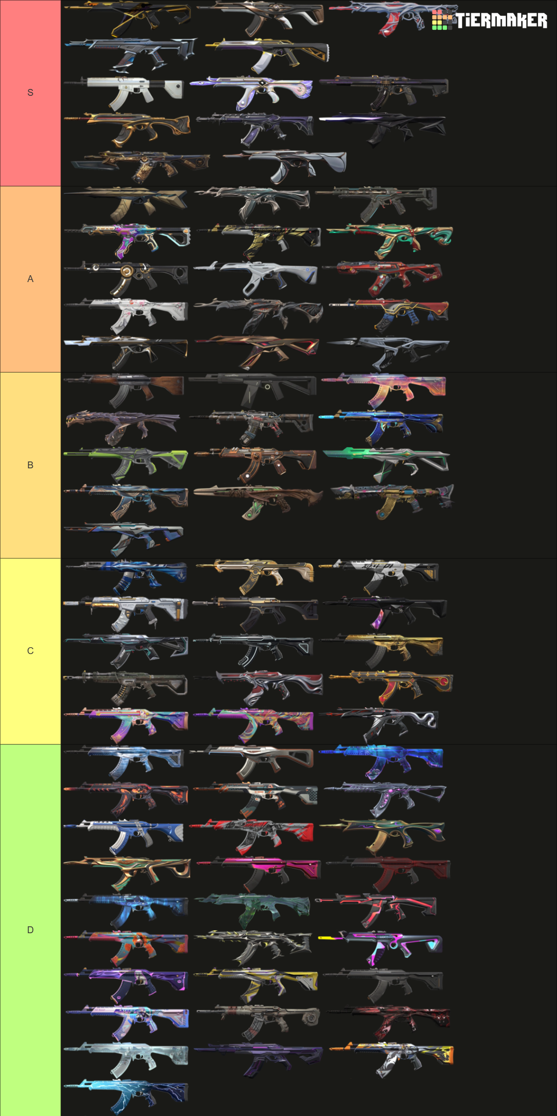 Valorant Vandal Skins (June 2025) Tier List (Community Rankings ...