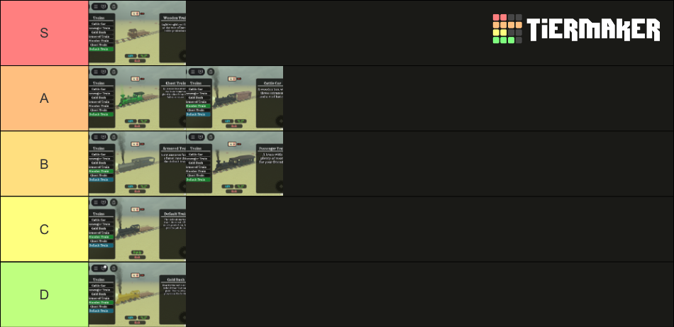 Dead Rails Trains (June 21 update) Tier List (Community Rankings ...