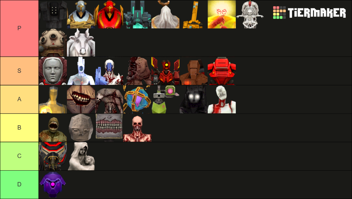 ULTRAKILL Enemies and Bosses Tier List (Community Rankings) - TierMaker
