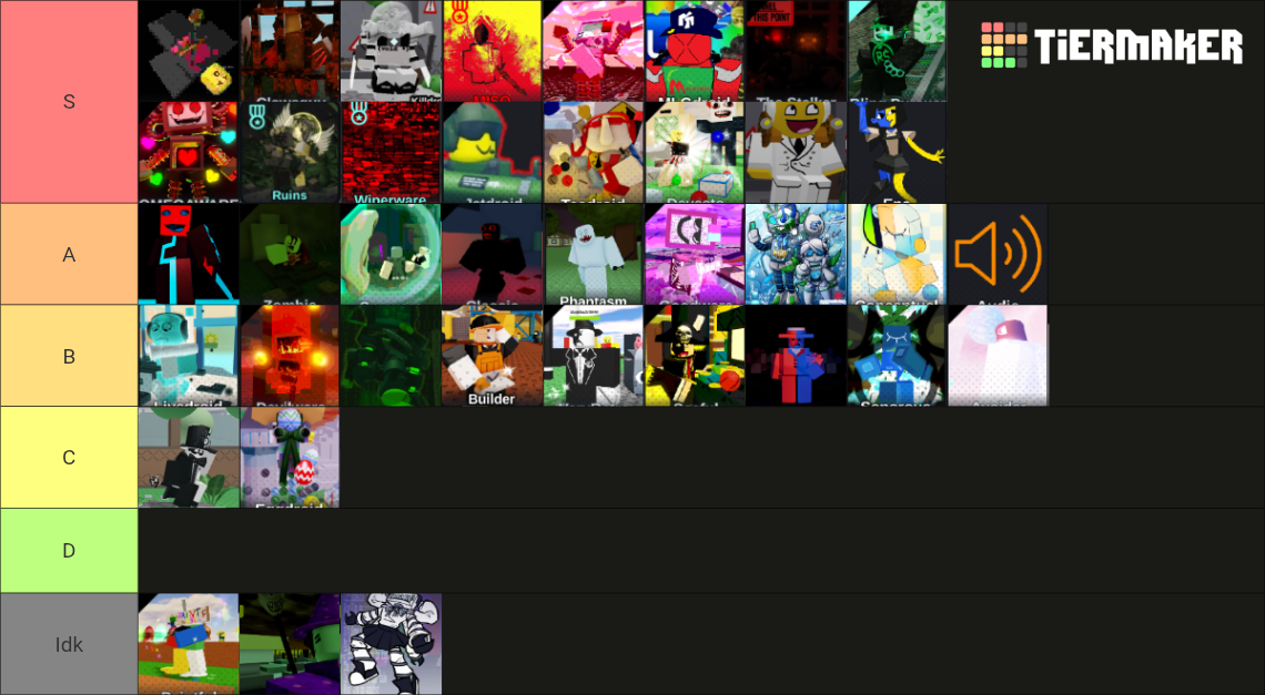 die of death skins Tier List (Community Rankings) - TierMaker