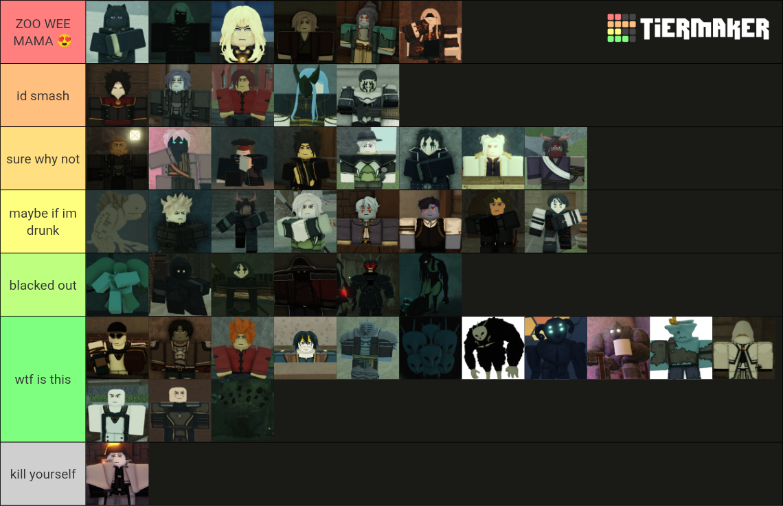 Deepwoken Smash or Pass Tier List (Community Rankings) - TierMaker
