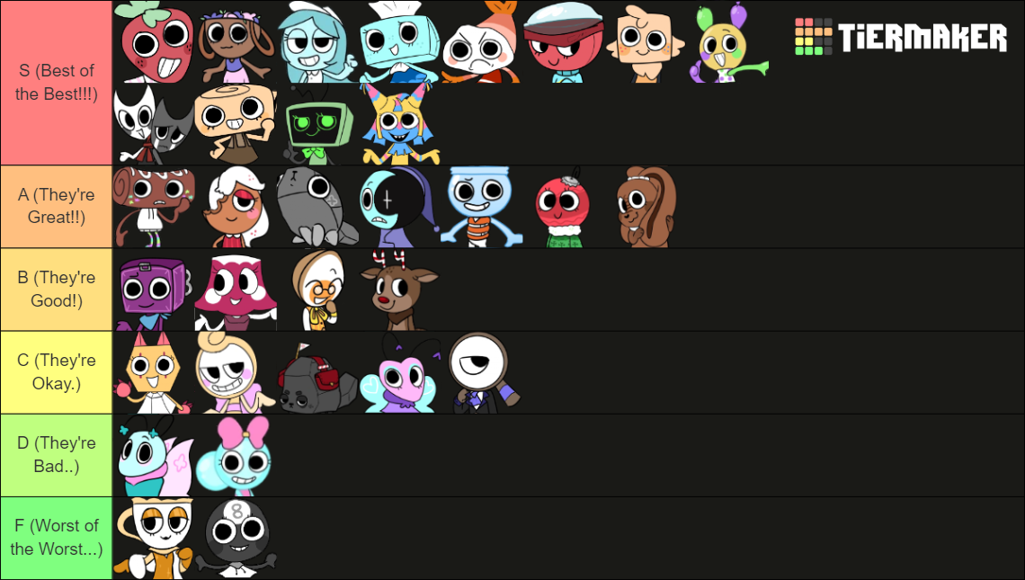 Dandy's World: Toon Tier List (Community Rankings) - TierMaker