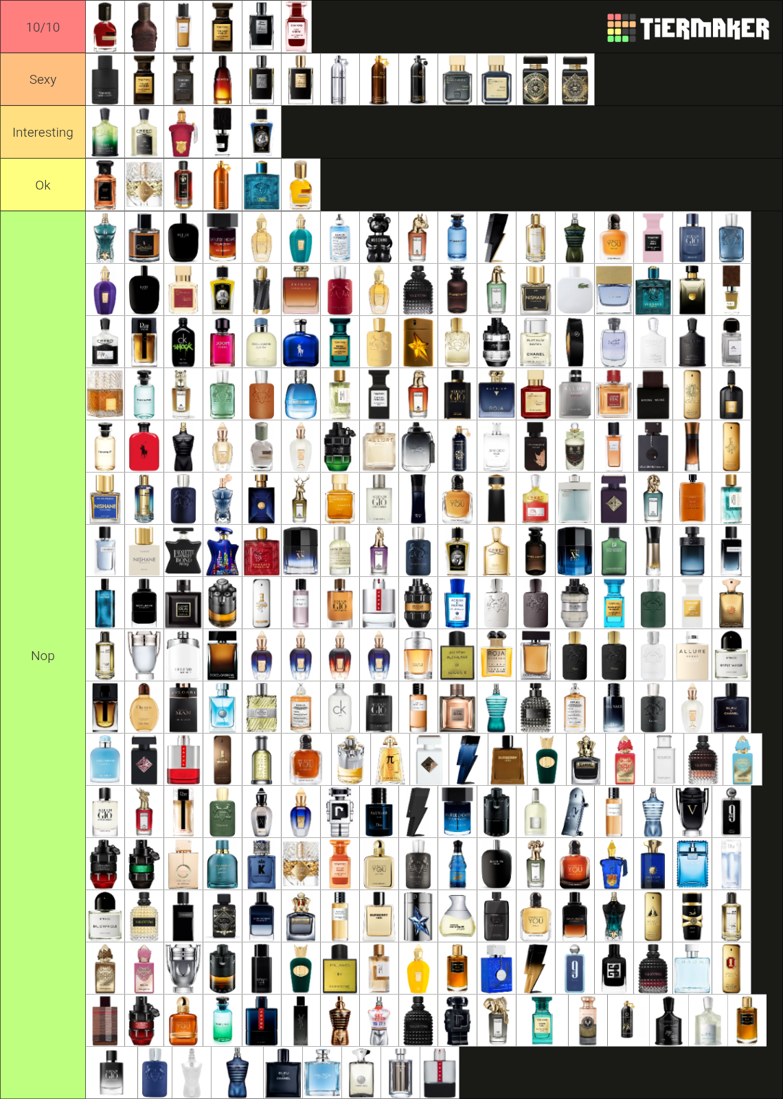 Ultimate Men's Fragrance (300+ Fragrances) Tier List (Community ...