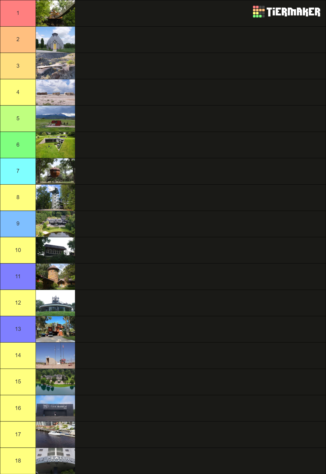 Ryan Trahan 50 States In 50 Days Airbnb Houses Tier List Community