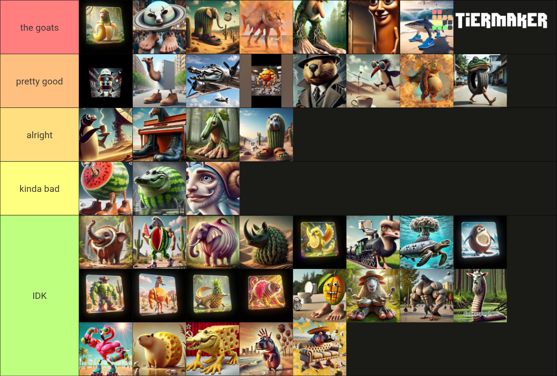 Italian Brainrot Animals Tier List (Community Rankings) - TierMaker
