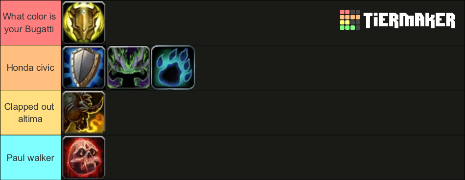 World of Warcraft Class Tier List (Community Rankings) - TierMaker