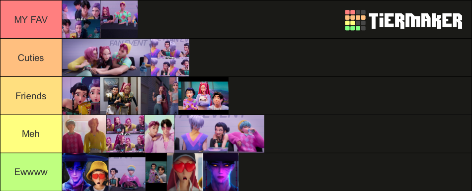 Kpop Demon Hunters Ships Tier List (Community Rankings) - TierMaker