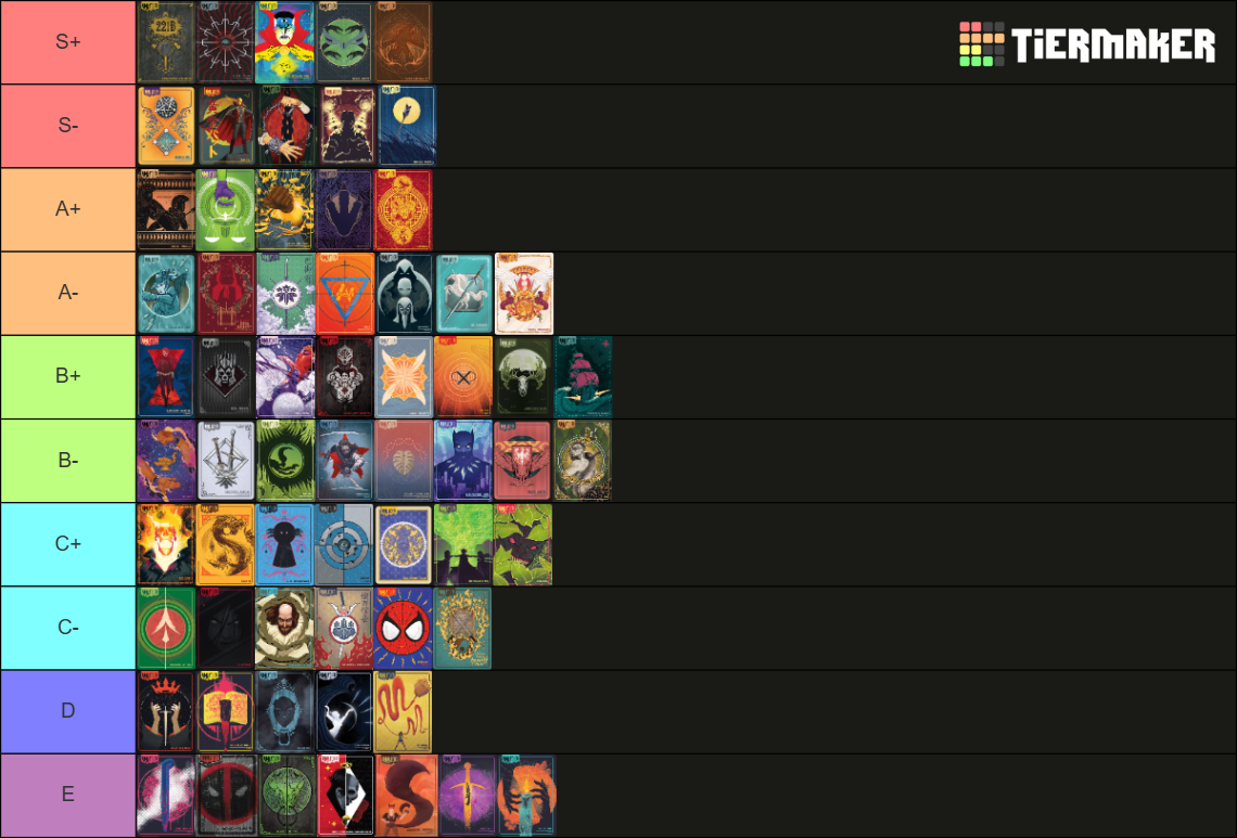 Unmatched Fighter [Cardbacks] (July 2025) Tier List (Community Rankings) - TierMaker