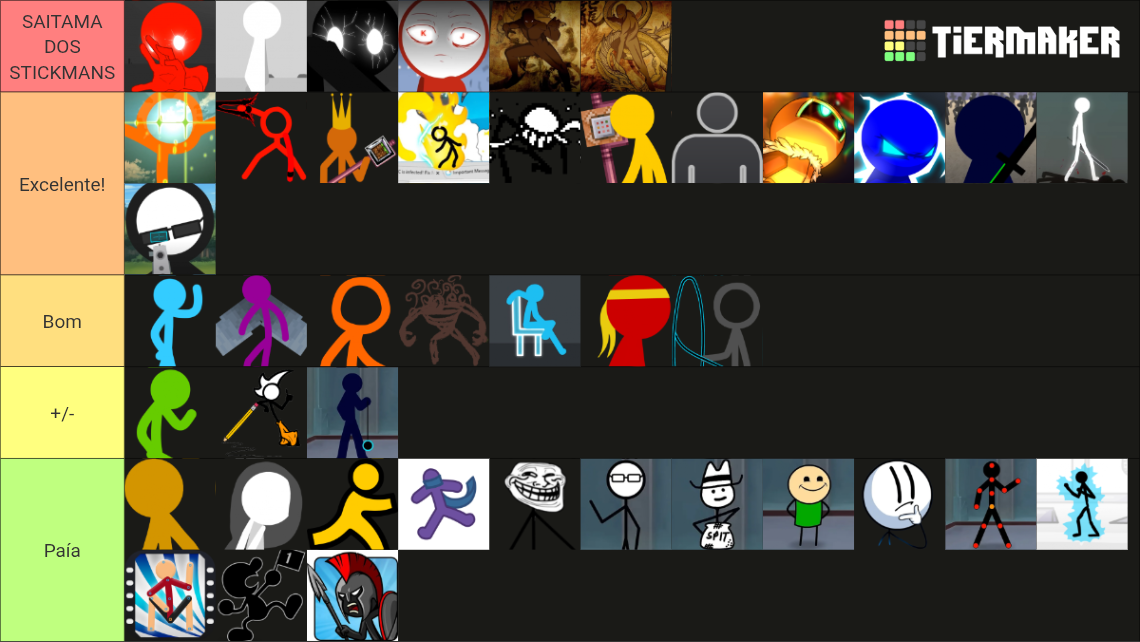 Stickman Multiverse Battles Tier List (Community Rankings) - TierMaker