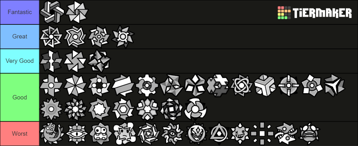 Geometry Dash Balls [2.21, UPDATED FOR 2.205] Tier List (Community ...