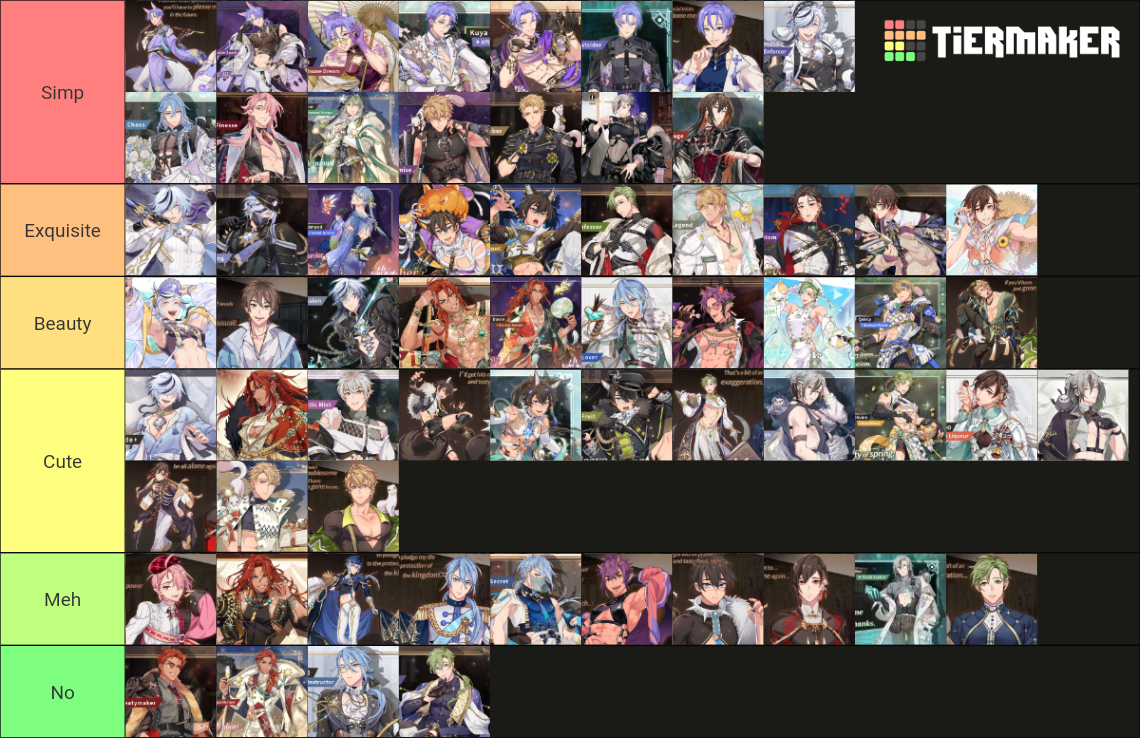 NuCarnival Skins (SR+SSR) Tier List (Community Rankings) - TierMaker