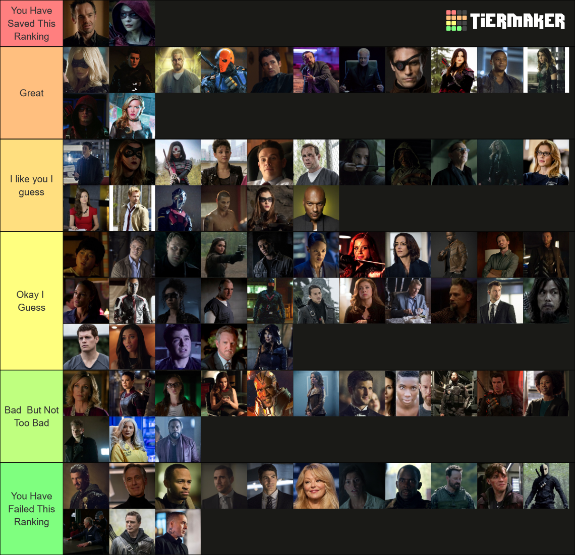 all arrow characters Tier List (Community Rankings) - TierMaker