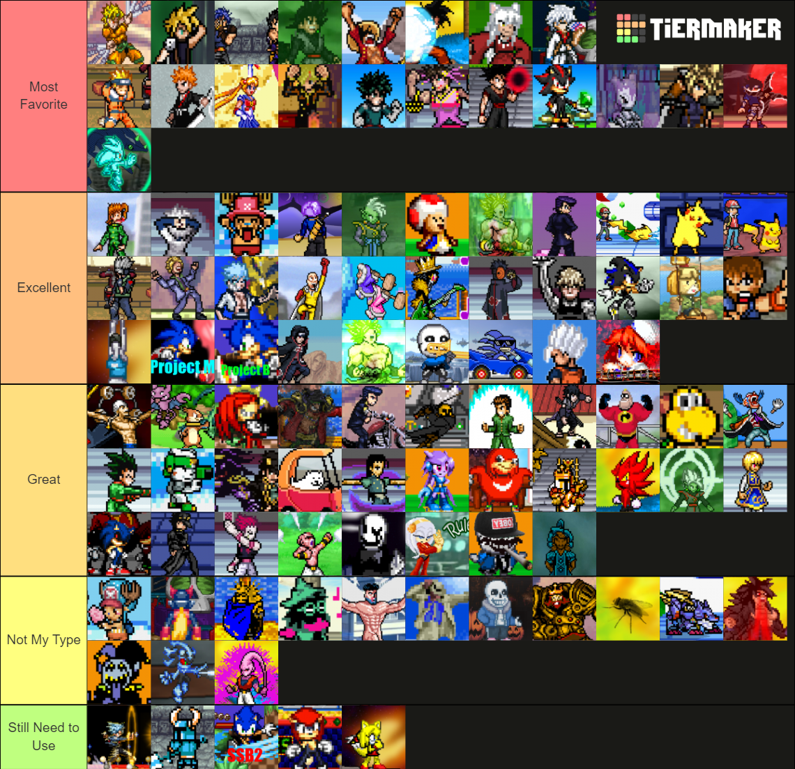 SSF2 Mods 0.9b custom/semi-custom mods Tier List (Community Rankings ...