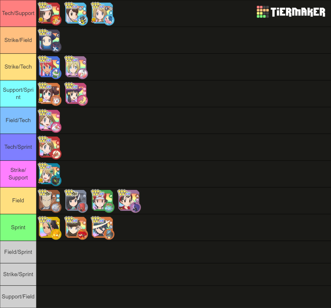 Pokémon Masters EX SAGES Type-Colored Tier List (Community Rankings ...