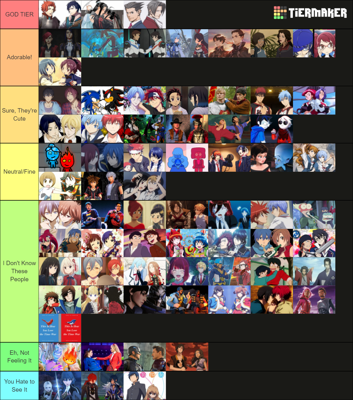 Ultimate Red/Blue Ships Tier List (Community Rankings) - TierMaker