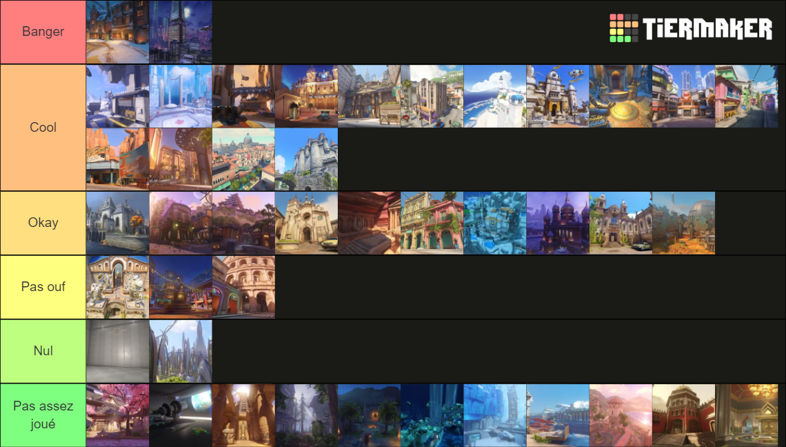 All Overwatch 1 and 2 Maps Tier List (Community Rankings) - TierMaker