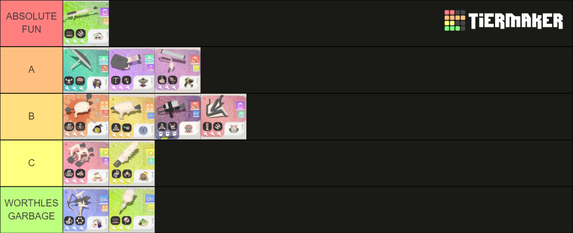 Side Order Palettes (Splatoon 3) Tier List (Community Rankings) - TierMaker