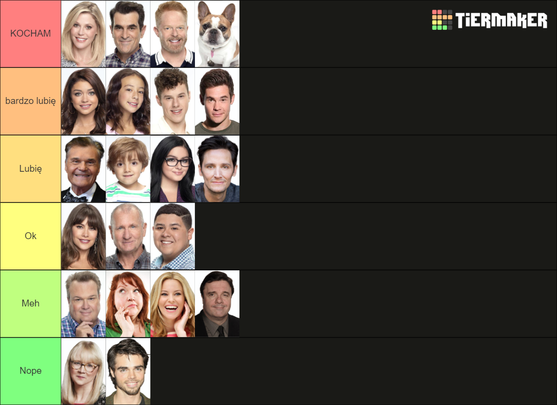 modern family characters Tier List (Community Rankings) - TierMaker