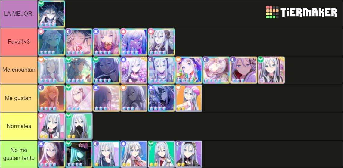 Kanade Yoisaki Cards Tier List (Community Rankings) - TierMaker