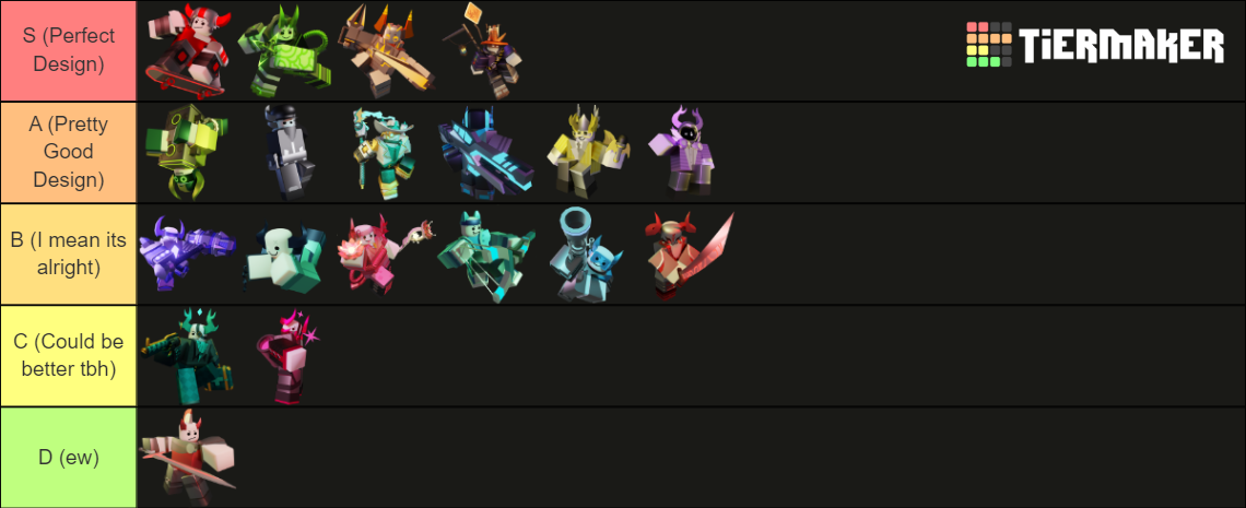 PHIGHTING! characters (playable + lore/npc) Tier List (Community ...