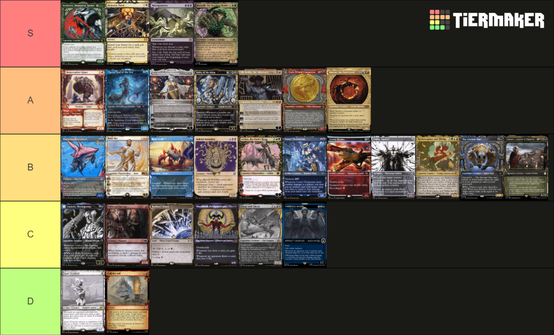 Showcase Frames MTG (2023 Update) Tier List (Community Rankings ...