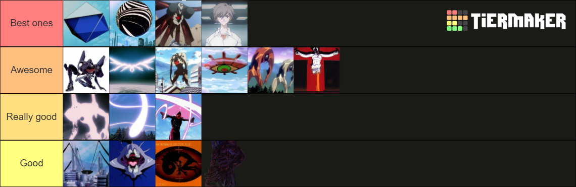 Evangelion Angels Tier List (Community Rankings) - TierMaker