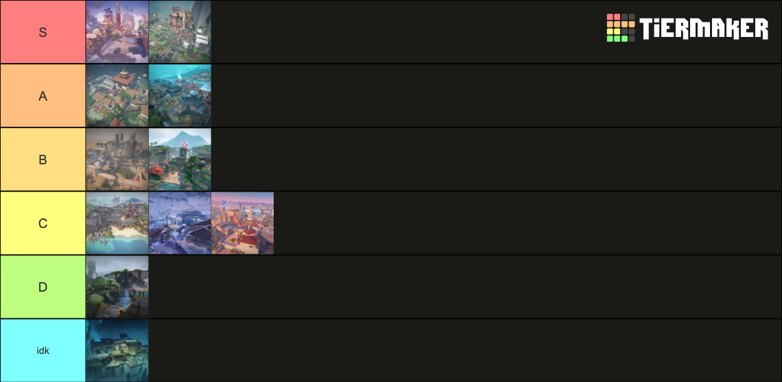 Valorant Maps (Always Updated) Tier List (Community Rankings) - TierMaker