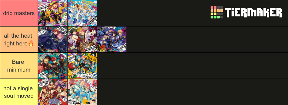Enstars TRIP album covers Tier List (Community Rankings) - TierMaker