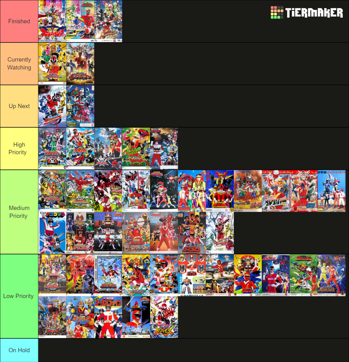Every Official and Unofficial Super Sentai Season Tier List (Community ...