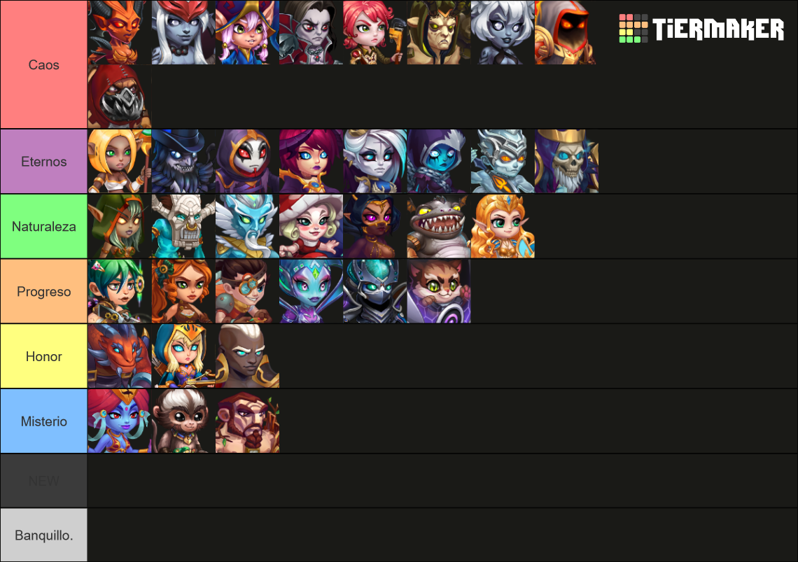 Hero Wars Tier List (Community Rankings) - TierMaker